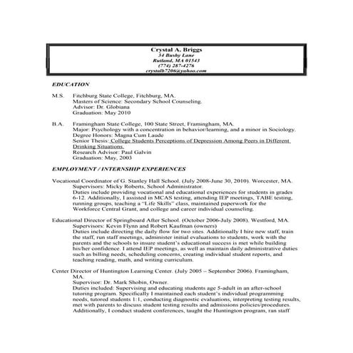 Jas resume current | DOCX