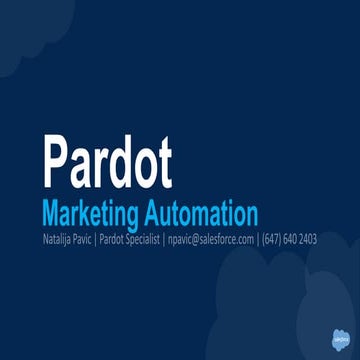 Pardot Marketing Automation | PPT