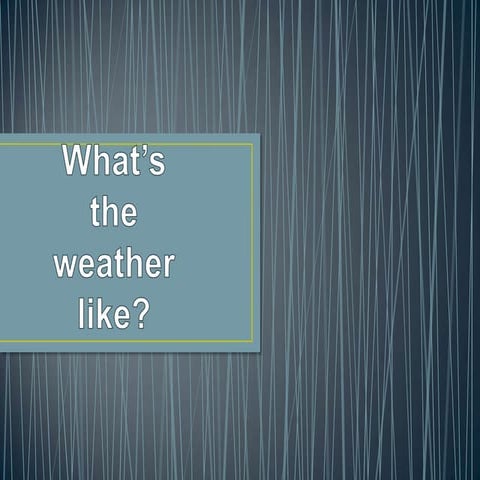 WEATHER | PPT