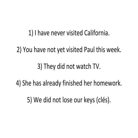 Negation sentence warm up | PPT