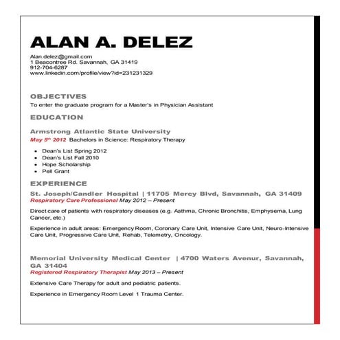 Grad School Resume | DOCX