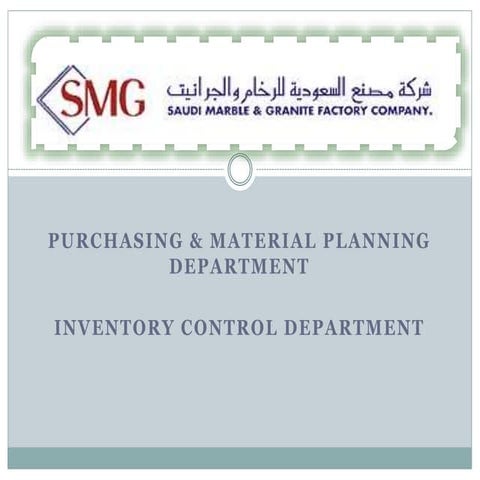 SMG.pptm | Logistics | Business