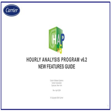 Hourly Analysis Program v6.2 New Features and Enhancements Guide | PDF