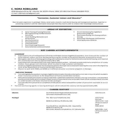 C N Robillard 4-6 Value Based Resume 1 | DOCX