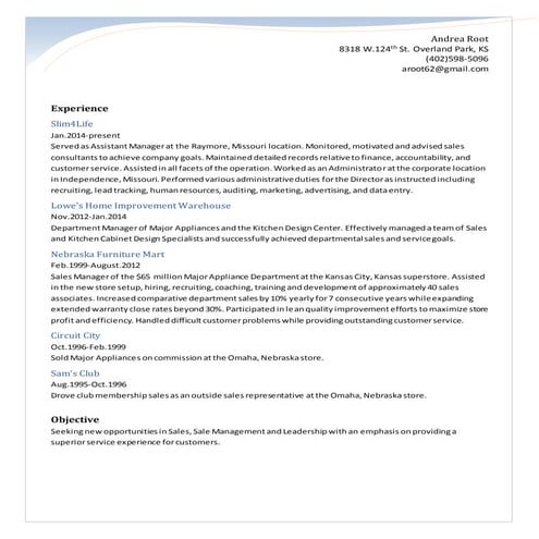 Andrea Resume | DOCX