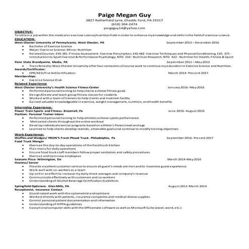 Meaghan Daly - Resume | PDF