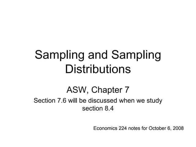 Simple Random Sampling | PDF