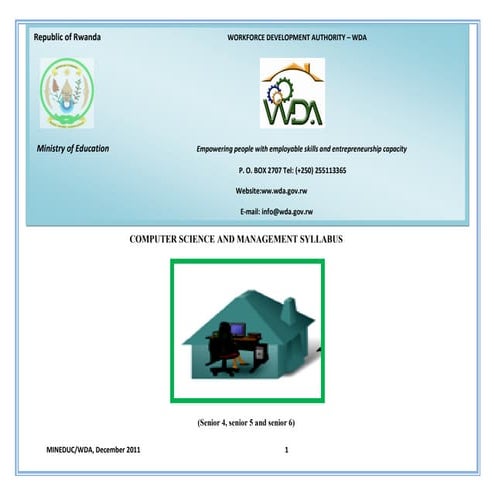 COMPUTER SCIENCE AND MANAGEMENT CURRICULUM A2 | PDF | Computer Software ...