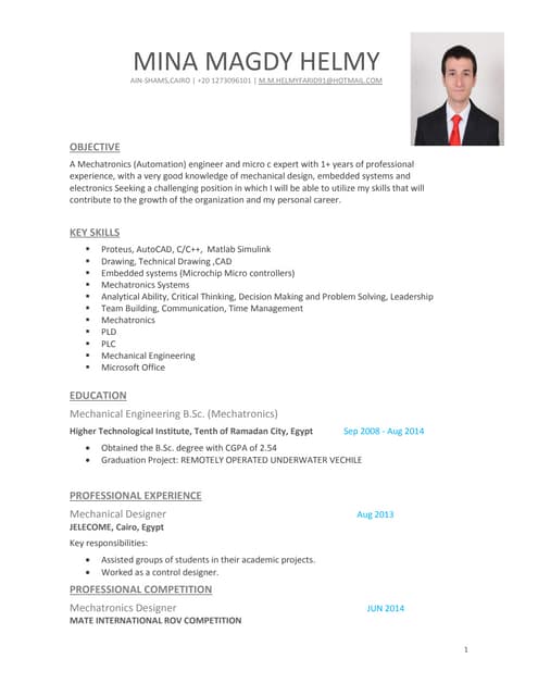 moatassem cv | PDF