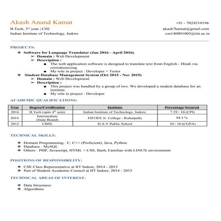 Akash_Resume | PDF