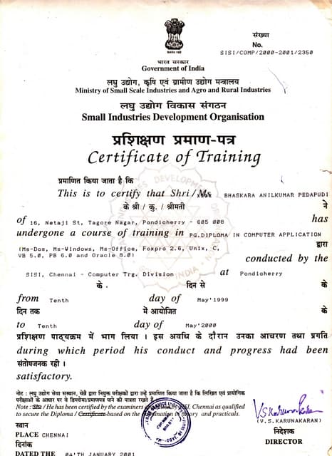 BOSCH CERTIFICATE | PPT