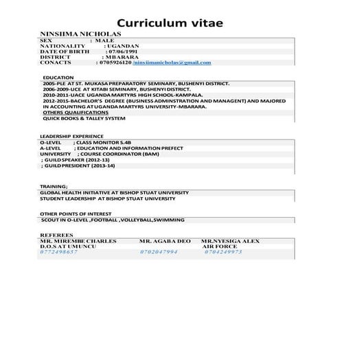 Ninsiima Nicholas1 | DOCX