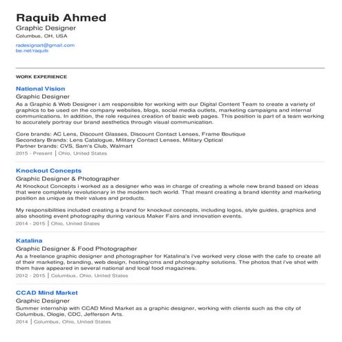 Raquib Ahmed - Designer | PDF