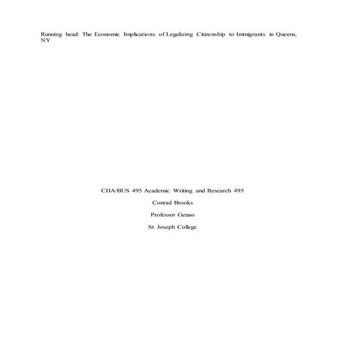 IMMIGRATION RESEARCH PAPER (FINAL) | PDF