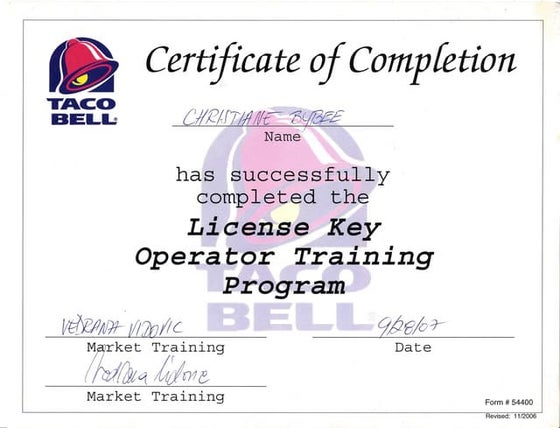 FMP Certificate | PDF