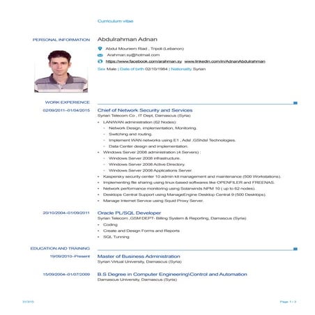 Resume - Mohammed Anwar %281%29 | PDF