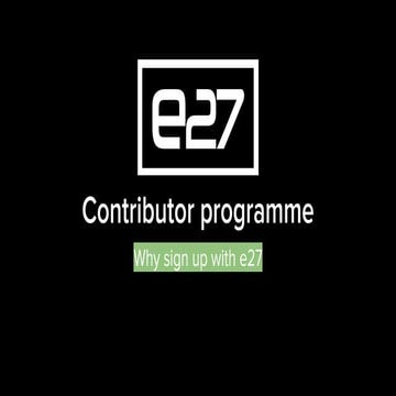 E27 contributor programme | PDF