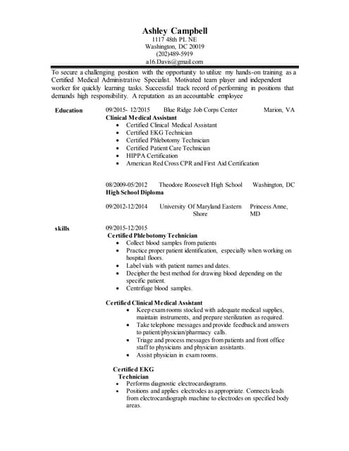 Arielle Resume | PDF