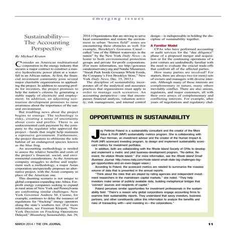 Sustainability Accounting | PPTX