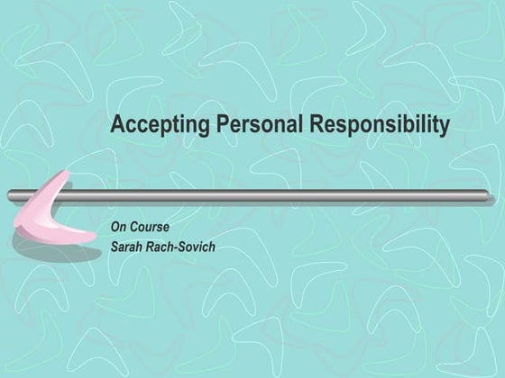 Responsibility Presentation.pptx | Family and Relationships