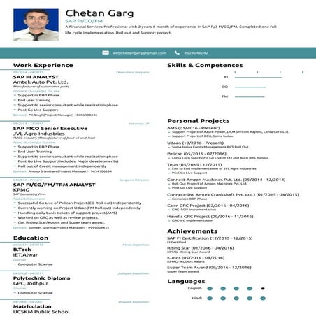 Chetan's Résumé | PDF