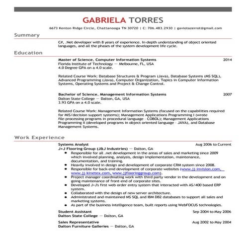 Gabriela Torres Resume | PDF