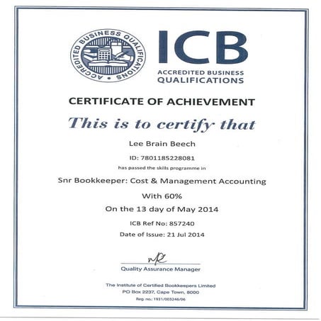 Bookkeeping Diploma | PDF