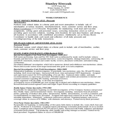 Stan Resume 2013 Rev 2016 | DOCX