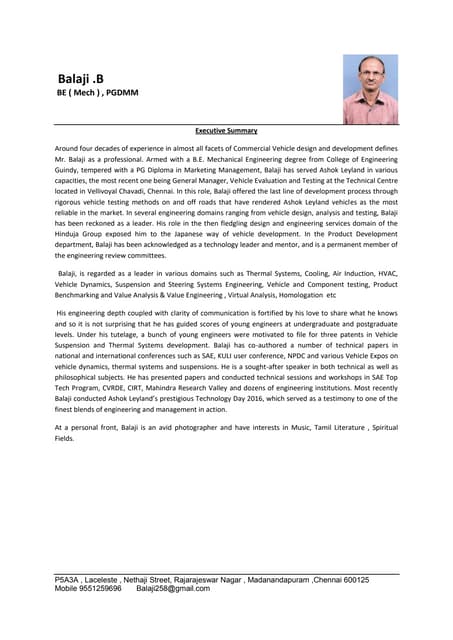 Experienced cae (FEA) Engineer Resume | PDF