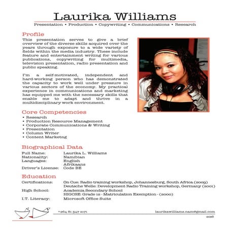 L Williams - Resume - 2015 | PDF