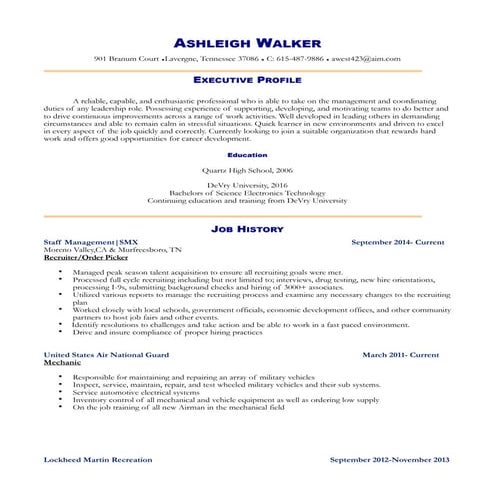 Ash_Resume USA JOBS | PDF