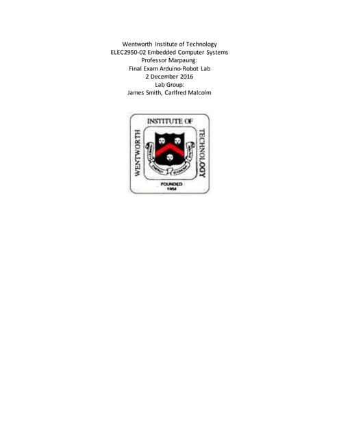 Final Lab Arduino Robot Challenge Pdf