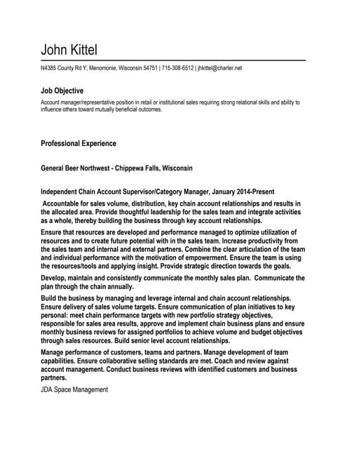 ROY B ADAMS Resume 2 | PDF