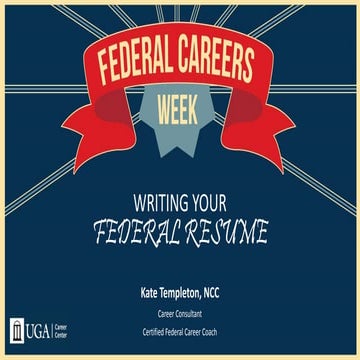 Writing Your Federal Resume2 | PPTX | Resume Writing and Advice | Job ...
