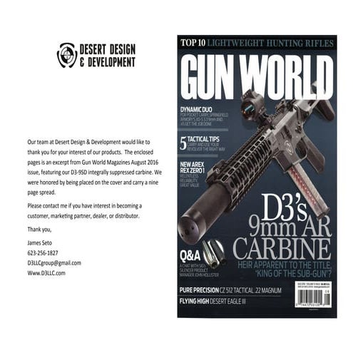 Gun World Aug 2016 - D3LLC | PDF