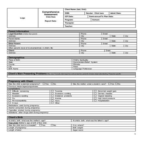 Comprehensive Assessment | PDF