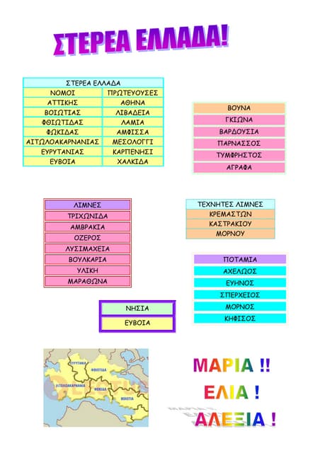 νομοι και πρωτευουσες της ελλαδας | DOCX