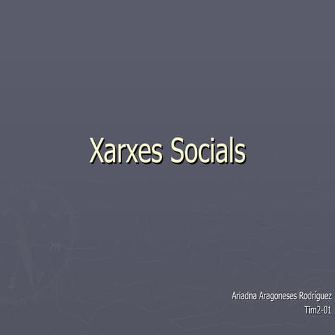 Xarxes Socials | PPT