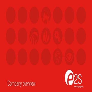 E2S Company overview | PDF
