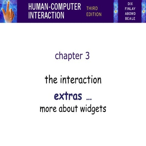 Comprehensive Guide to GUI Widgets: Appearance, Behavior, and Semantics ...