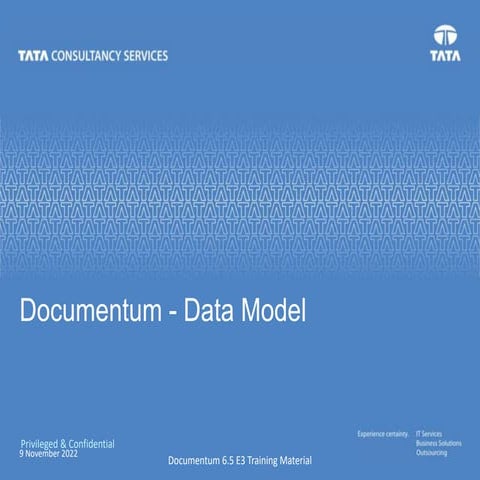 Documentum Data Models.ppt