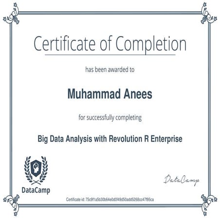 Big Data Analysis R Certificate | PDF | Technology & Computing