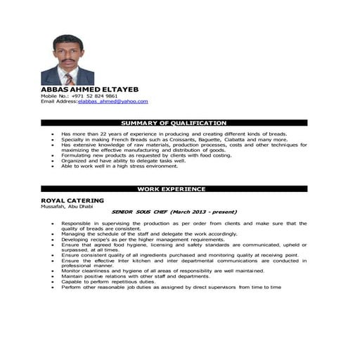 CV_Abbas Eltayeb2 | PDF