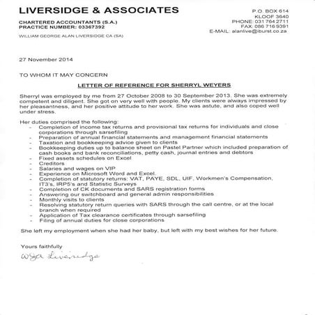 Reference Letter | PDF