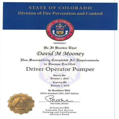 Driver-Operator Pumper 1-2019 Mooney | PDF
