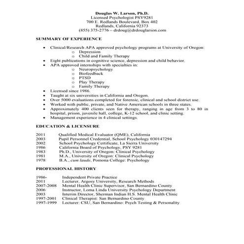 left formated resume - trish brown - january 2016 | DOC