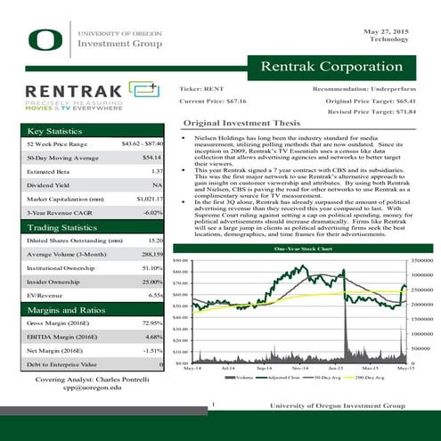 RENT Report | PDF