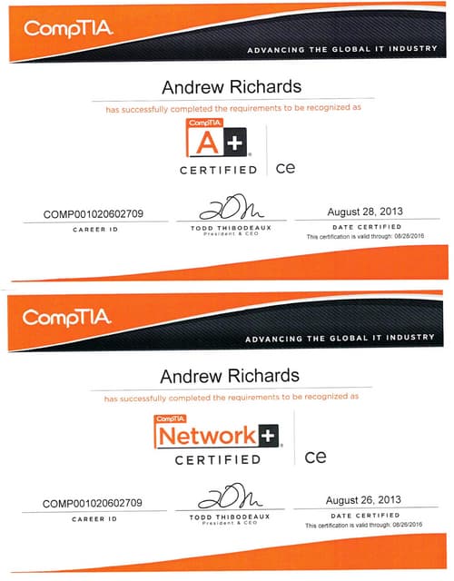 CompTIA Advanced Security Practitioner | PDF | Credit Cards | Personal Debt