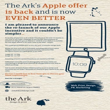 Apple incentive is back | PDF