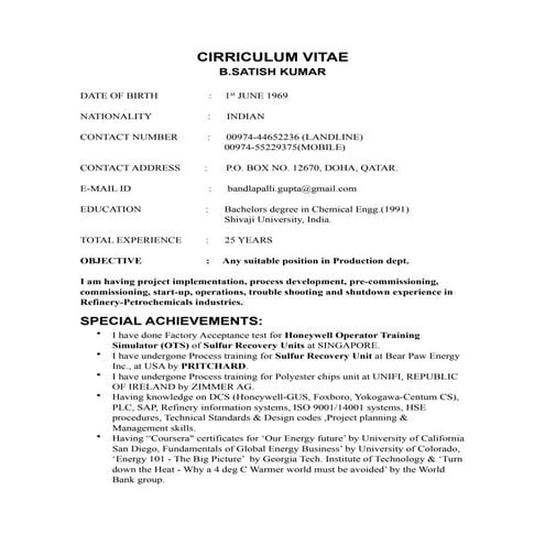 B Satish Kumar | PDF